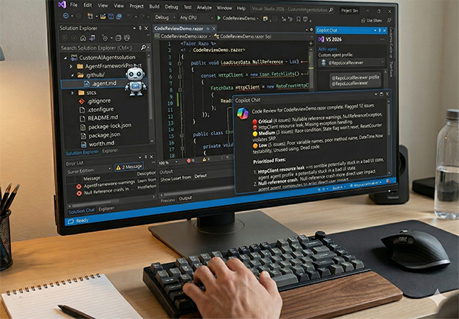 Creating a Custom AI Agent in New Visual Studio 2026 Insiders Build ...